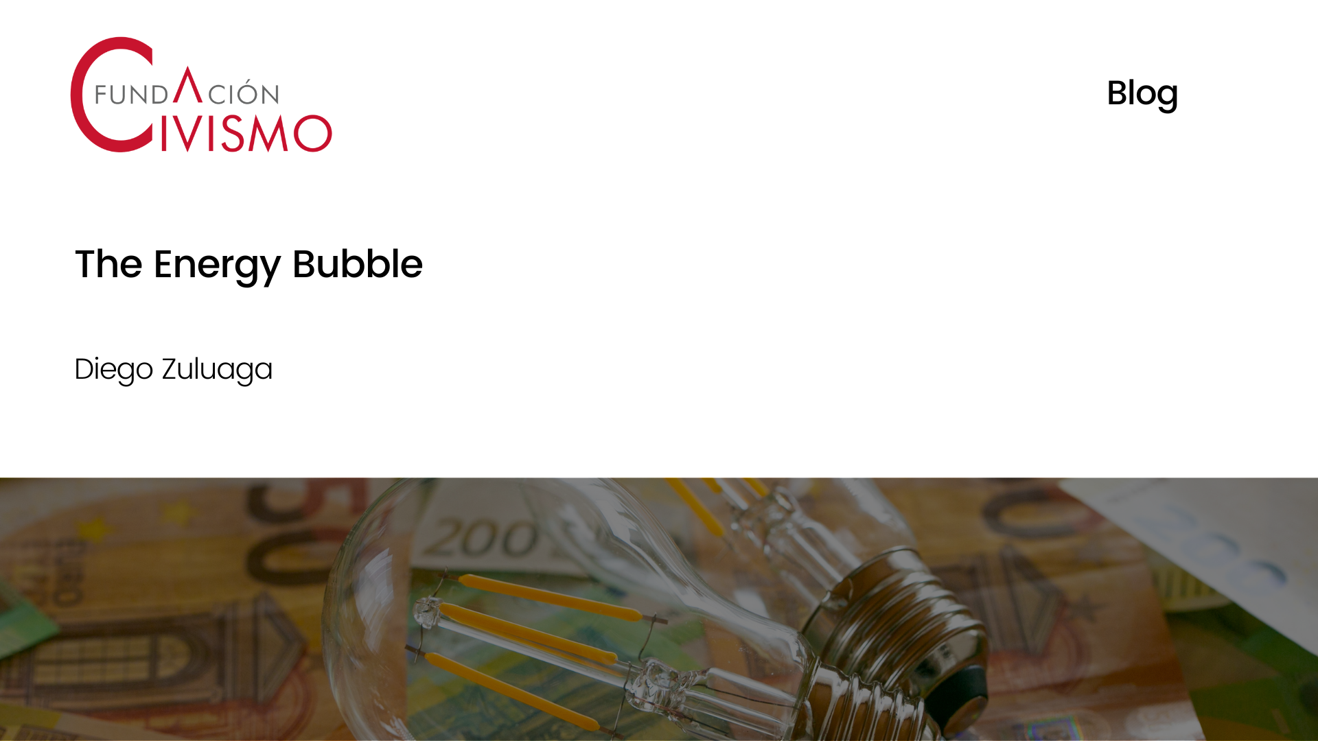 The Energy Bubble - EPICENTER