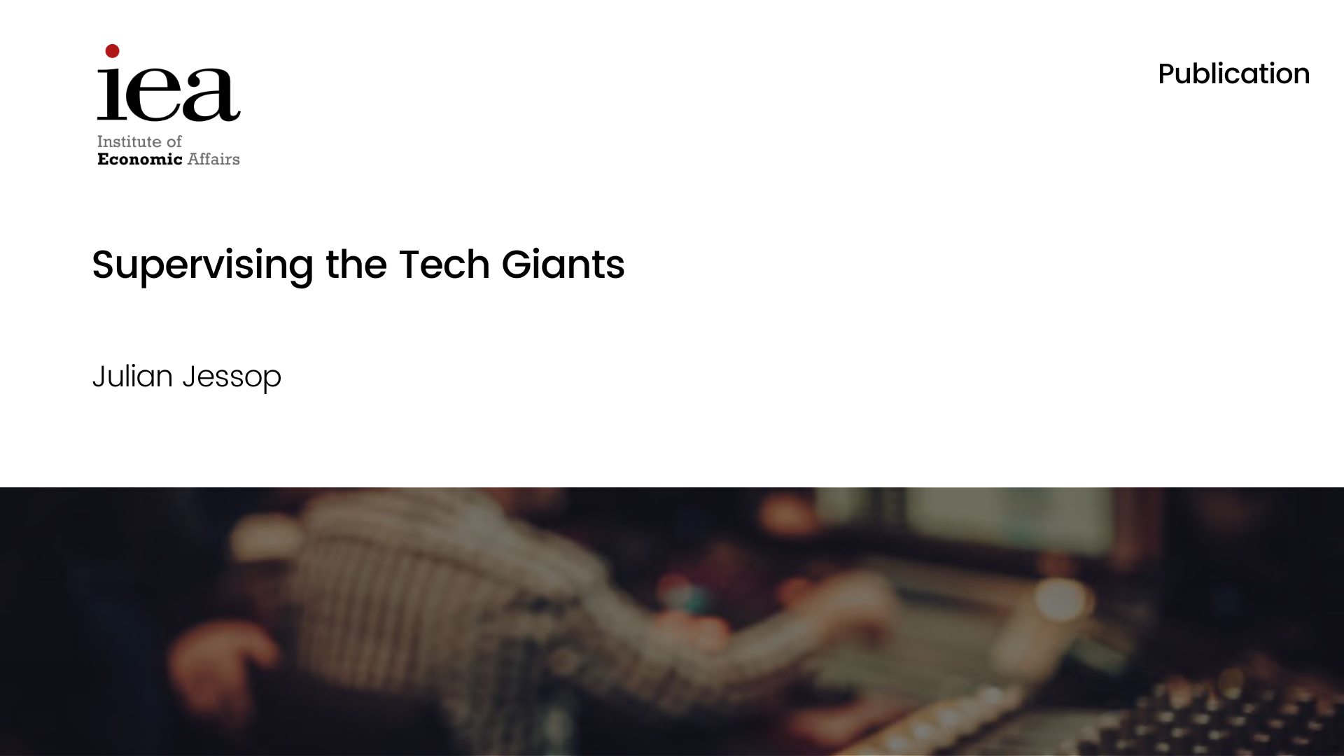 Supervising the Tech Giants - EPICENTER