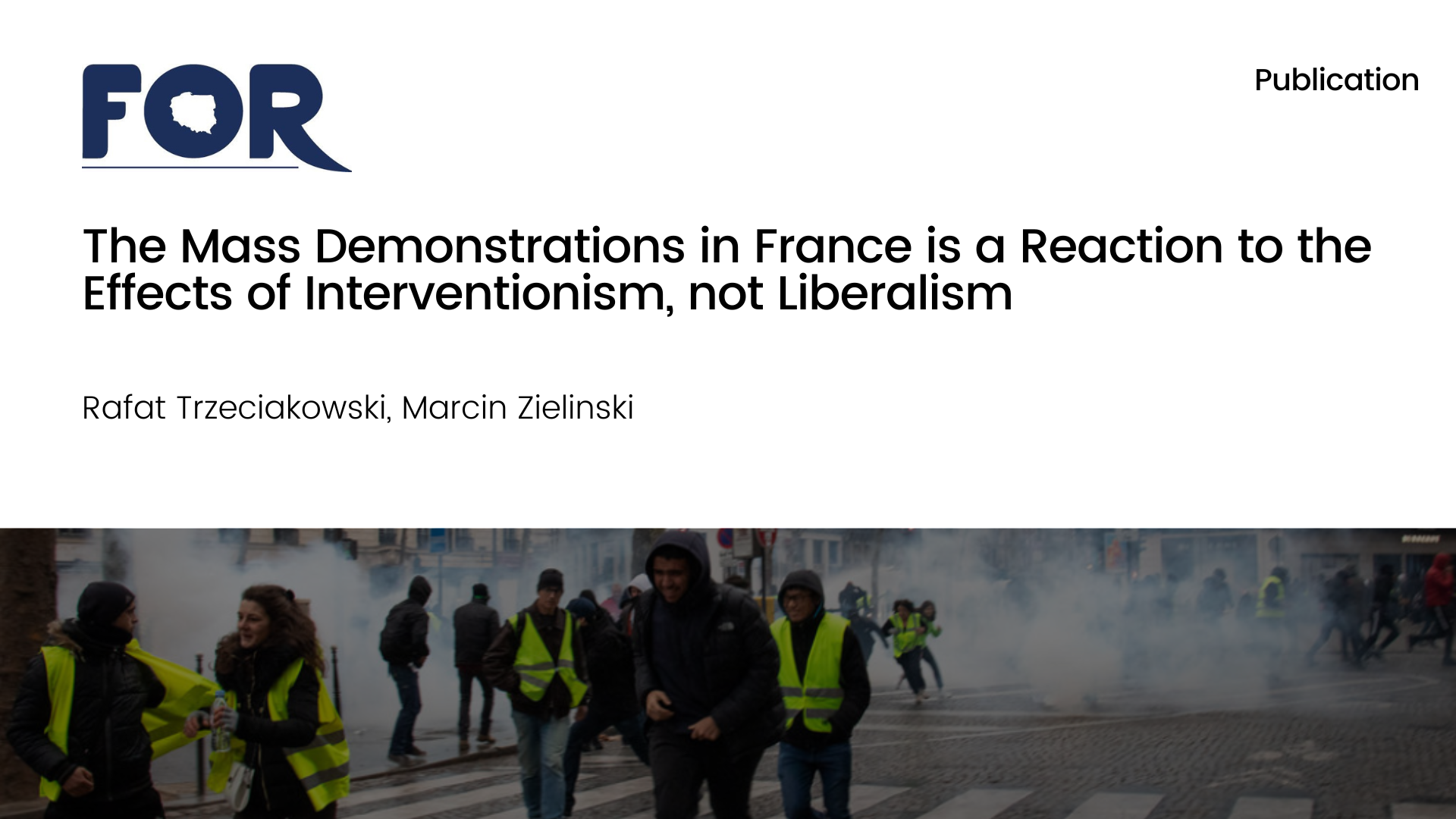 The Mass Demonstrations in France is a Reaction to the Effects of ...