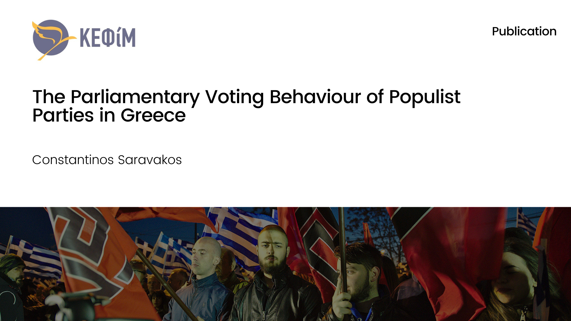 The Parliamentary Voting Behaviour of Populist Parties in Greece ...