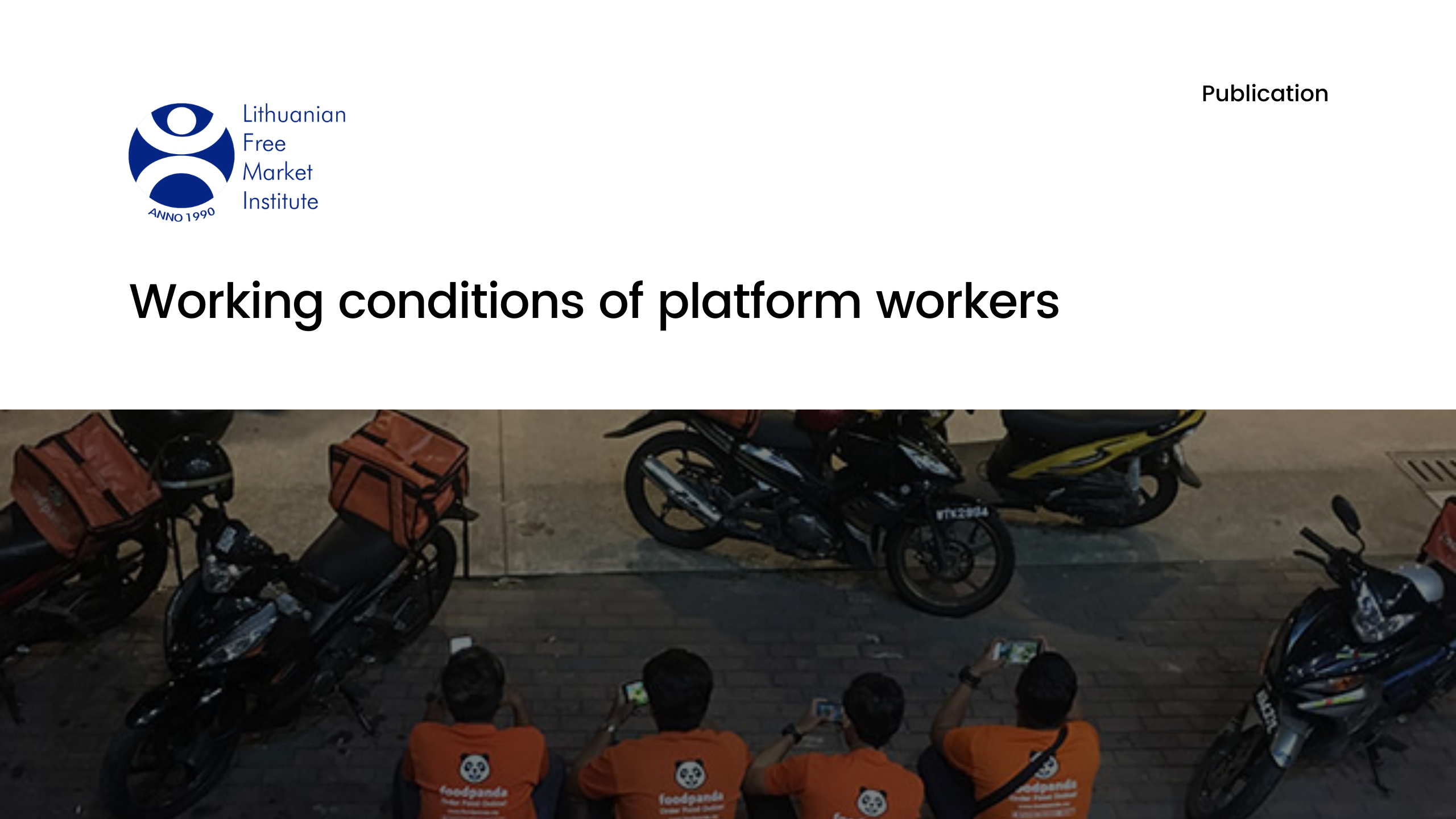 Working Conditions of Platform Workers - EPICENTER