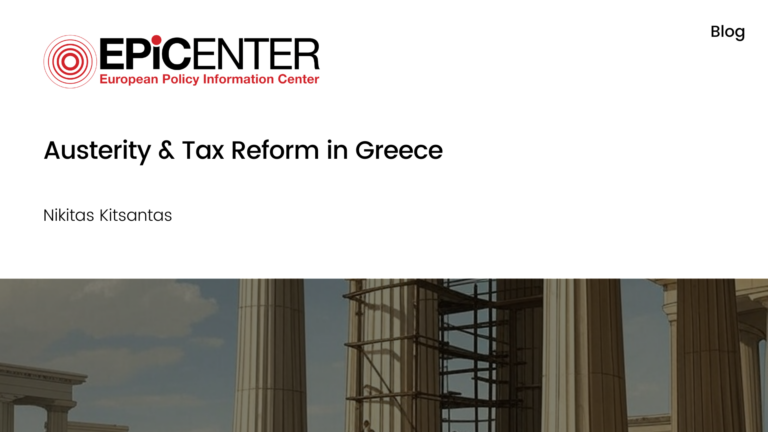 Austerity & Tax Reform in Greece - EPICENTER