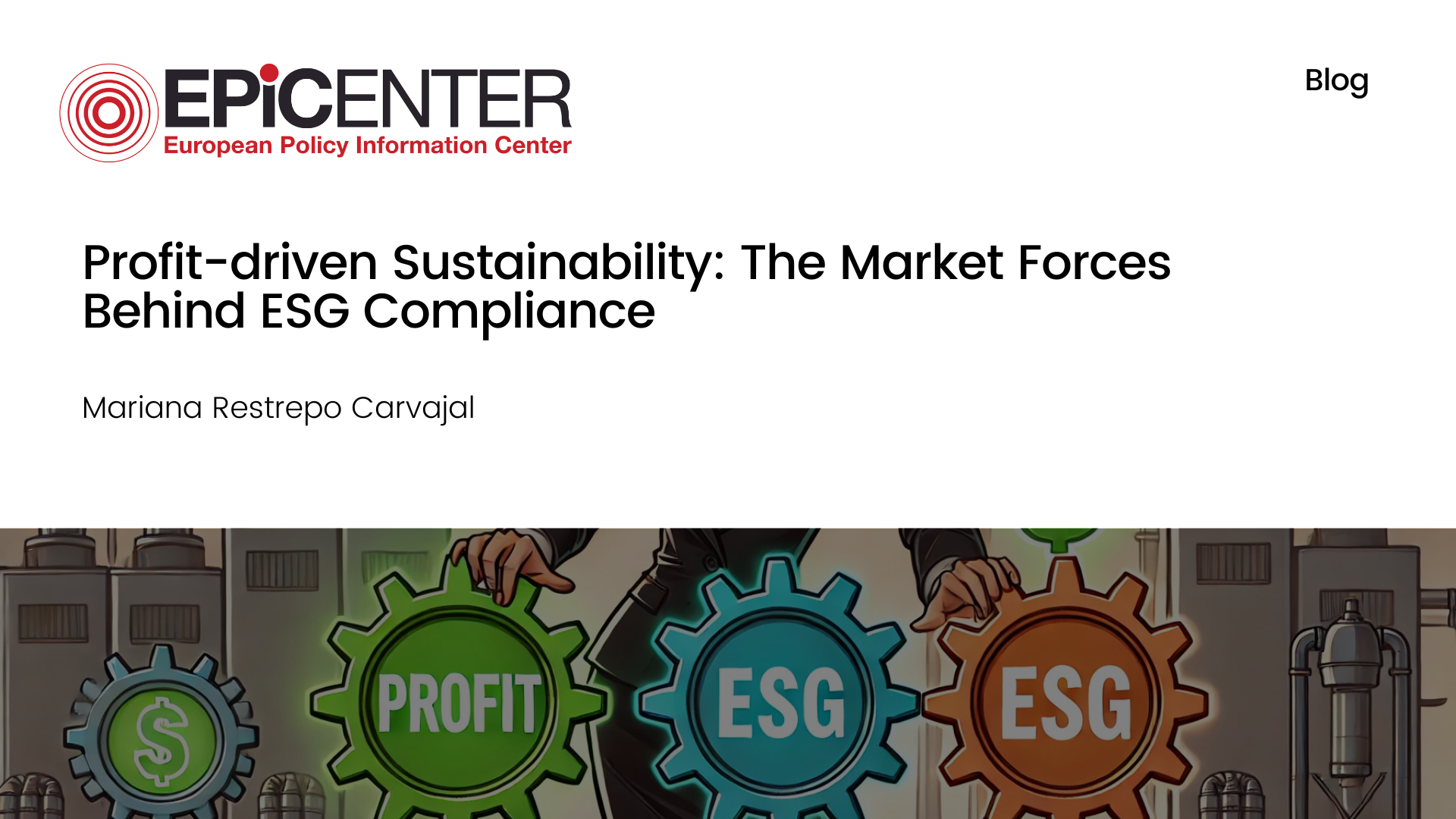 Profit-driven Sustainability: The Market Forces Behind ESG Compliance ...