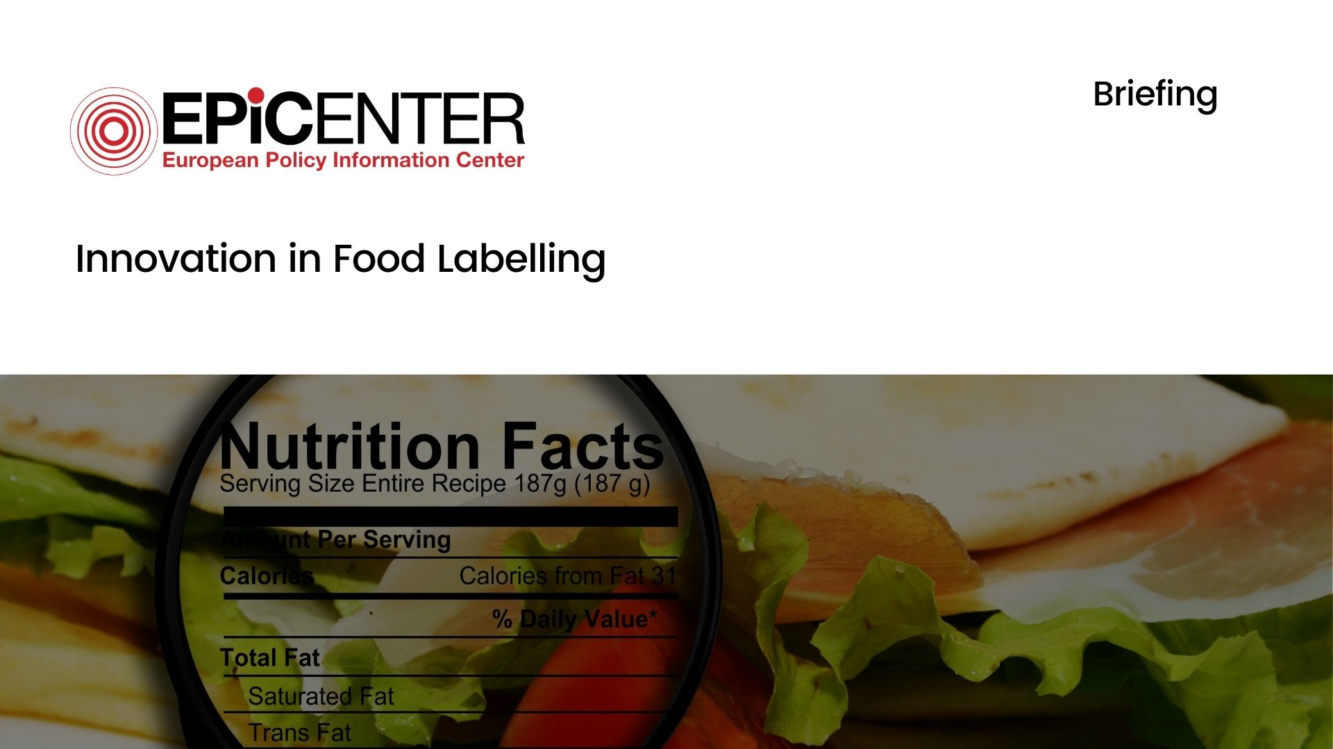 Innovation in Food Labelling - EPICENTER