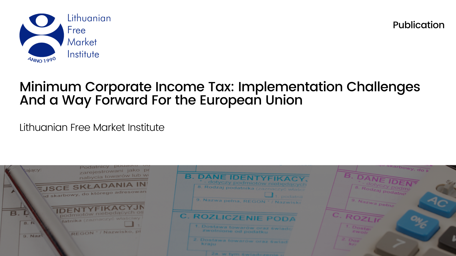 Minimum Corporate Income Tax: Implementation Challenges and a Way ...