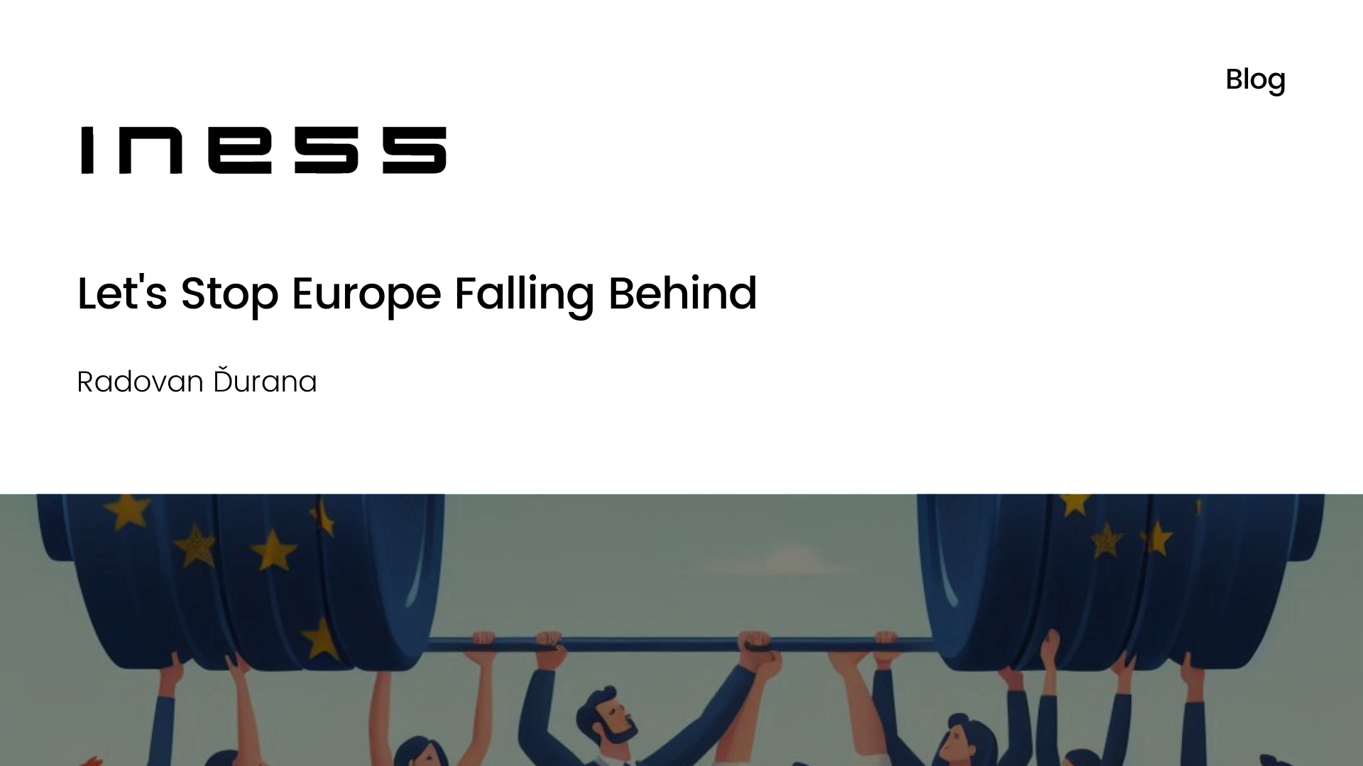 Let's Stop Europe Falling Behind - EPICENTER