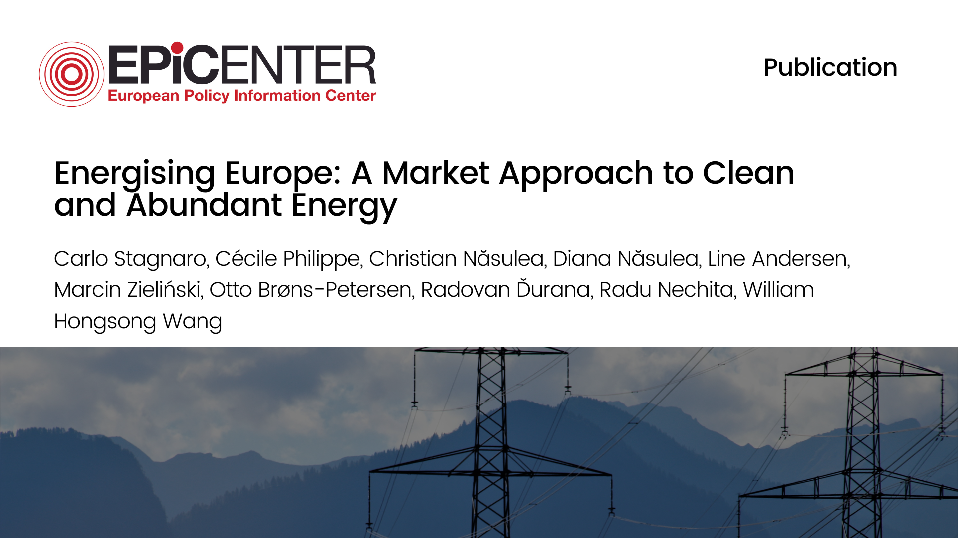 Energising Europe: A Market Approach to Clean and Abundant Energy ...