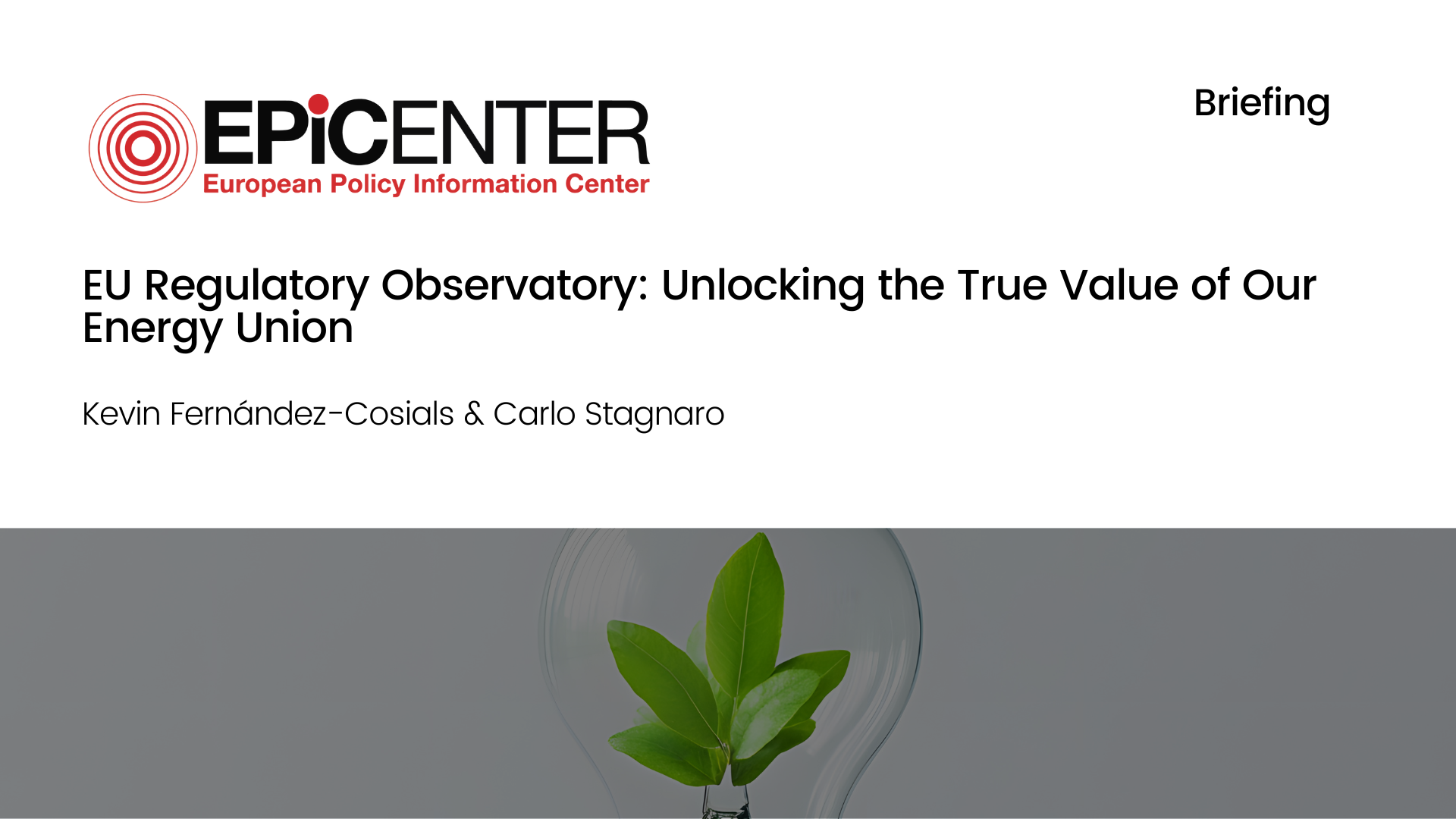 EU Regulatory Observatory: Unlocking the True Value of Our Energy Union ...