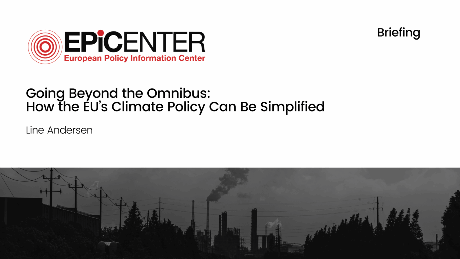 Going Beyond the Omnibus: How the EU’s Climate Policy Can Be Simplified ...